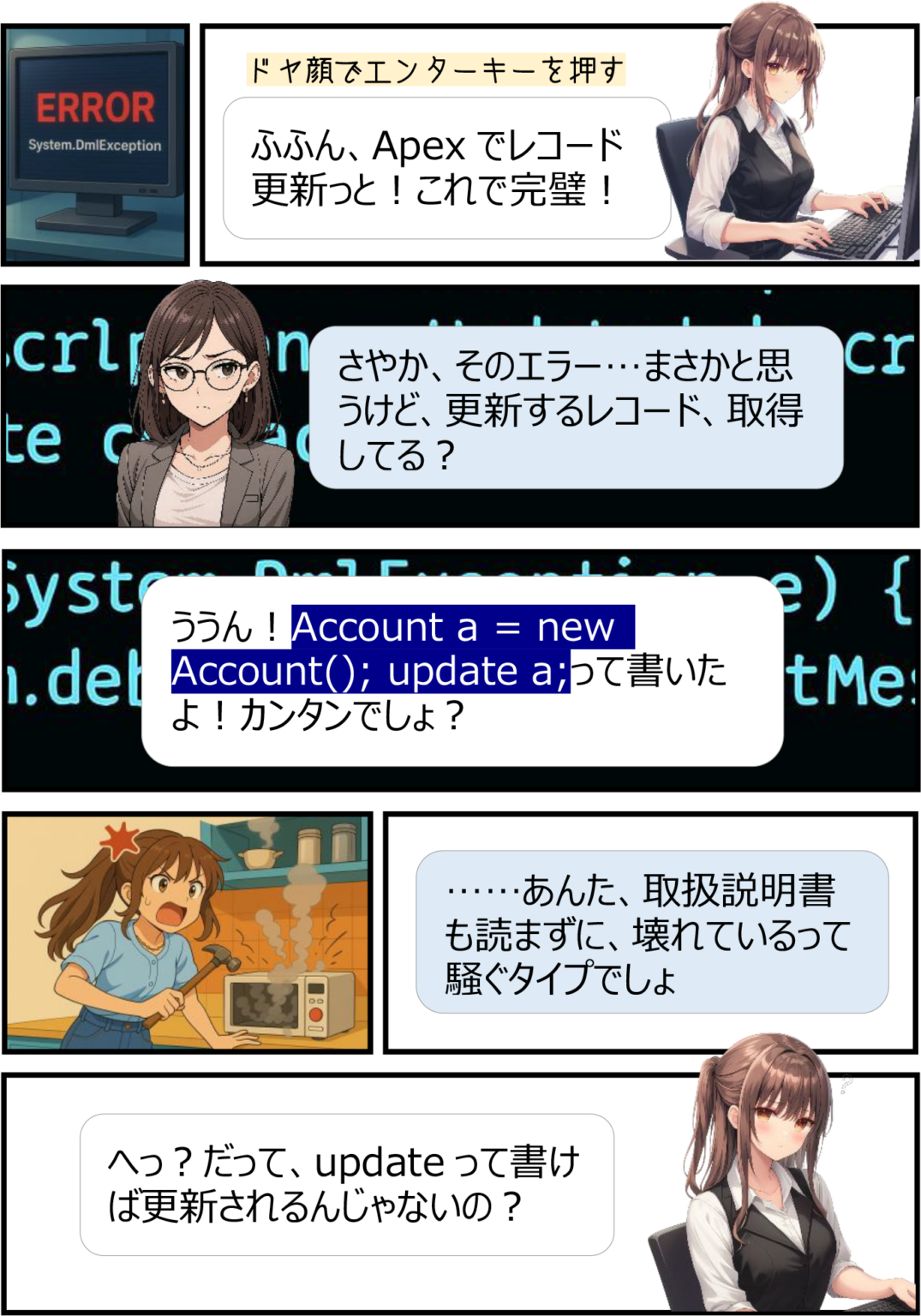 Apexでレコードを更新するには？ – Alienquest LLC