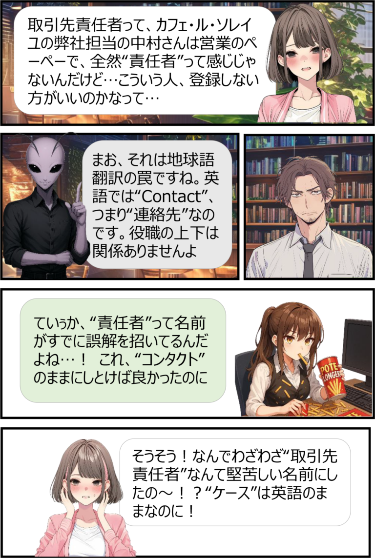 取引先責任者って何？ – Alienquest LLC